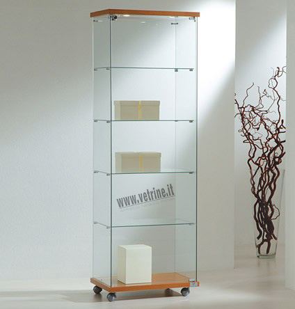 VETRINA 60x40x181 ILLUMINATA